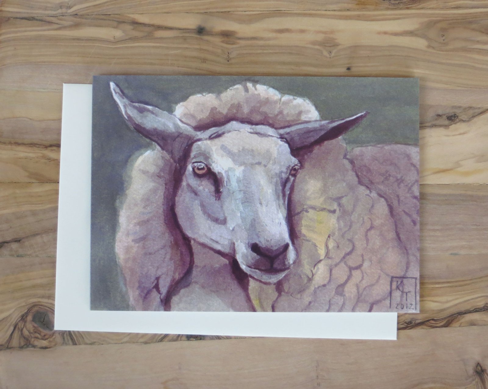 Romney Ewe, Sheep Greetings Card - KATHERINE TYRER ILLUSTRATOR